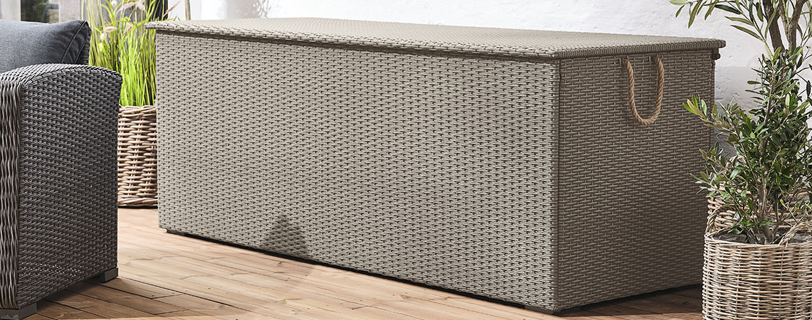 Vyberte si správný úložný box na zahradní polštáře | JYSK